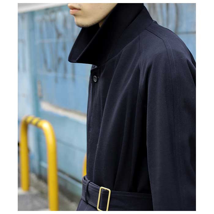 SCYE サイ ウールギャバジン ベルテッド カーコート Wool SCYE サイ ウールギャバジン ベルテッド カーコート Wool