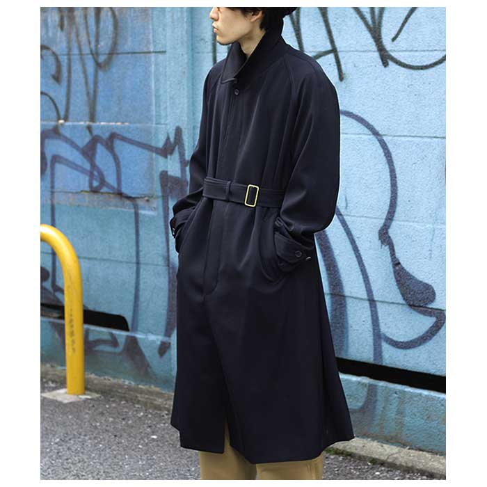 SCYE サイ ウールギャバジン ベルテッド カーコート Wool SCYE サイ ウールギャバジン ベルテッド カーコート Wool