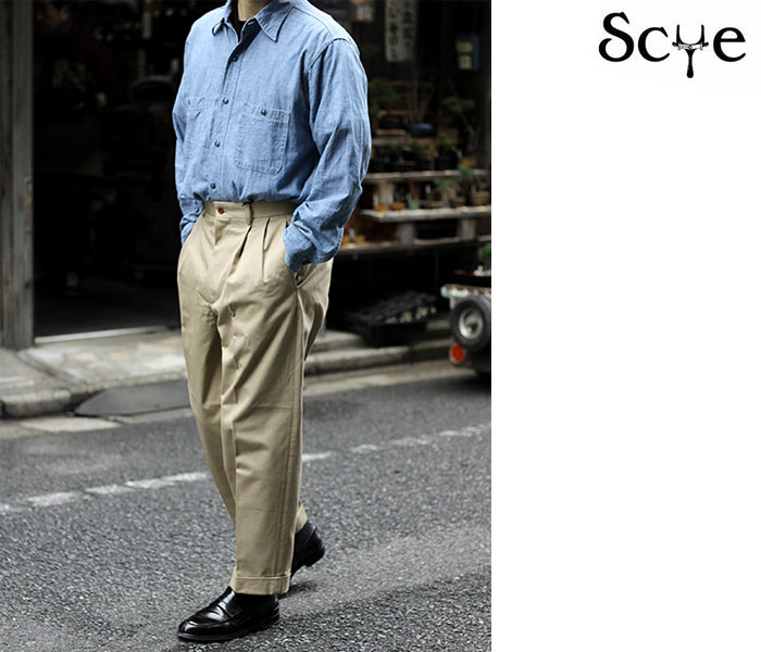 SCYE BASICS サイベーシックス San Joaquin Cotton Chino 2 SCYE BASICS サイベーシックス San Joaquin Cotton Chino 2